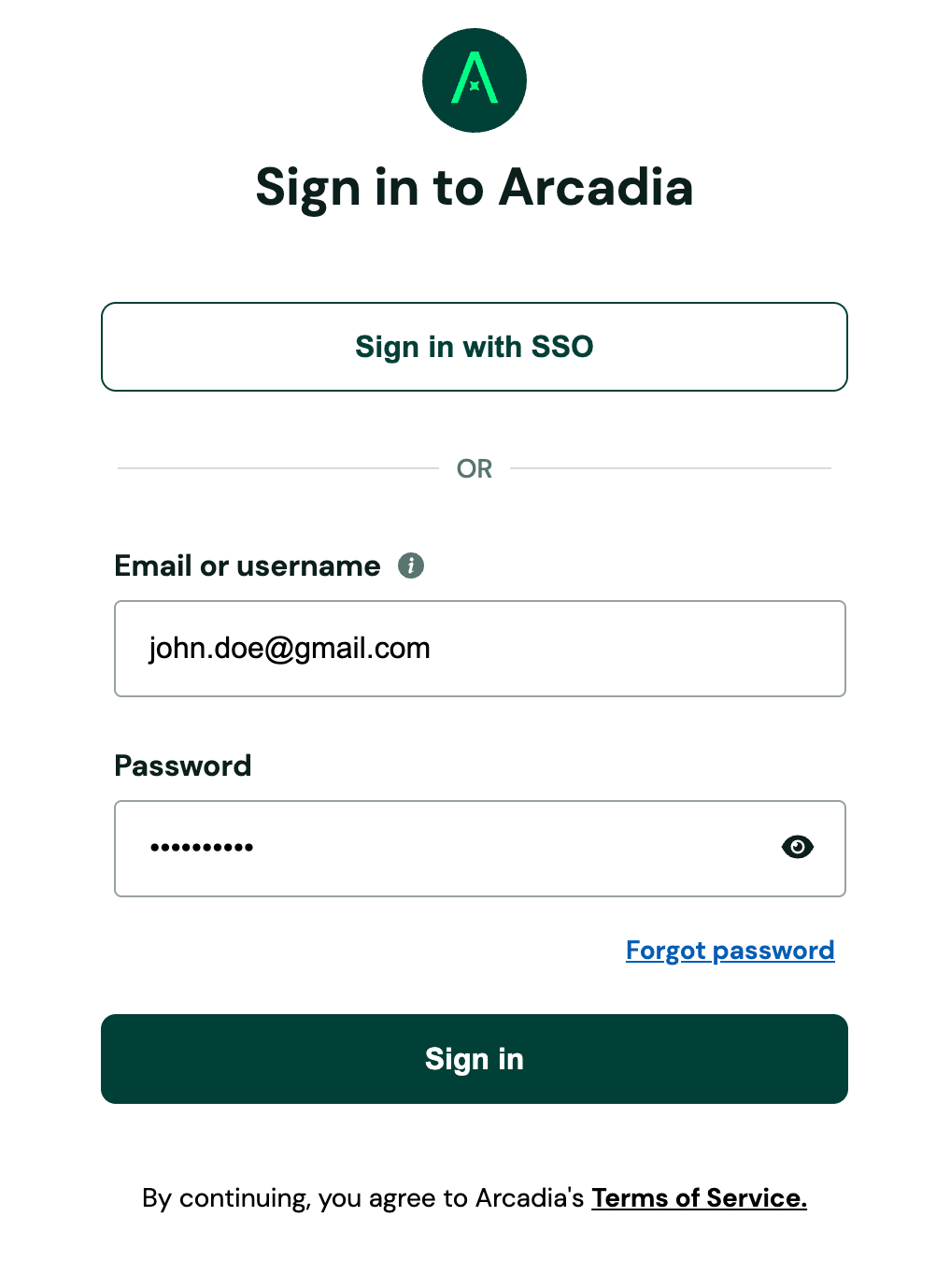 Exelon MFA - Indirect customers – Arcadia Platform Support