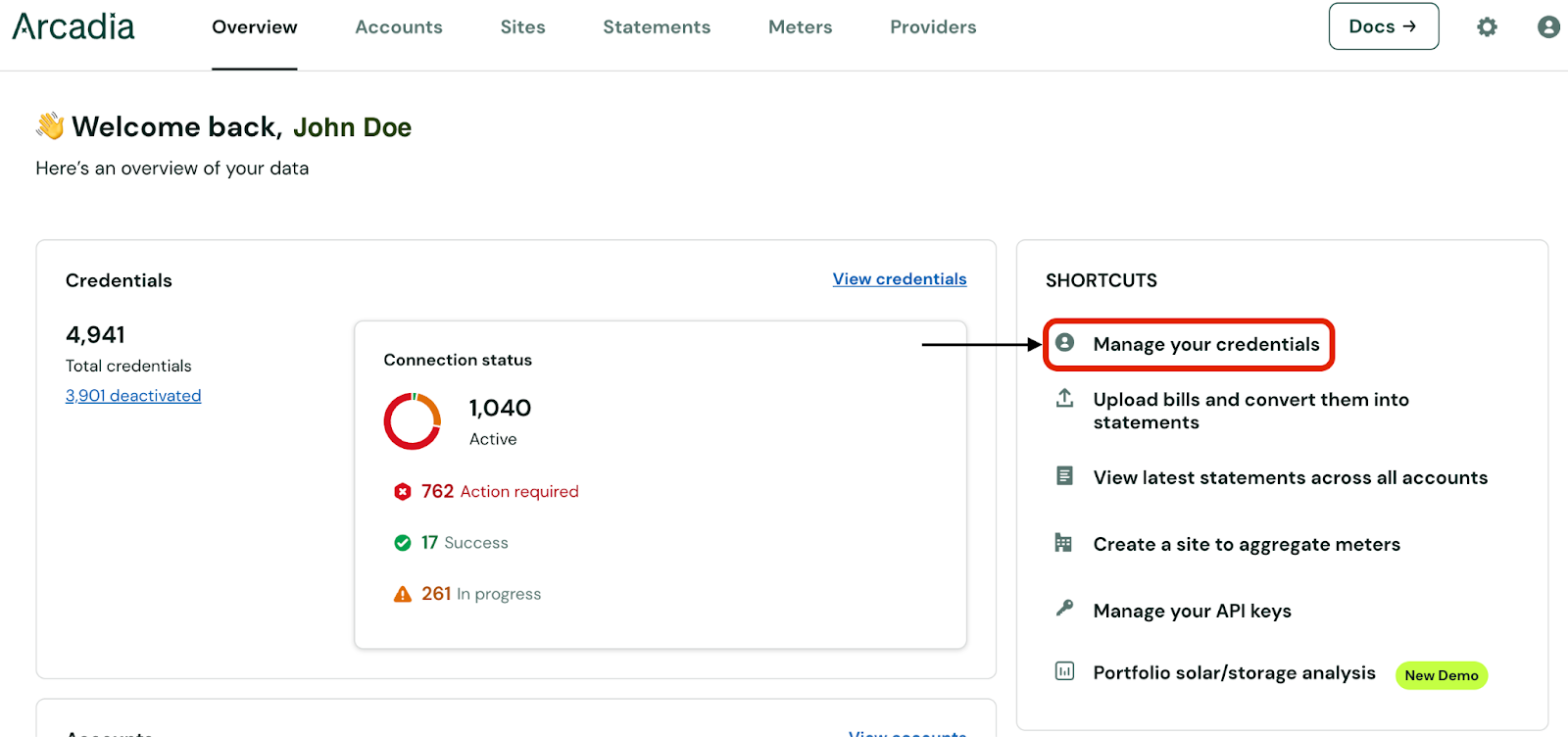 Exelon MFA - Indirect customers – Arcadia Platform Support